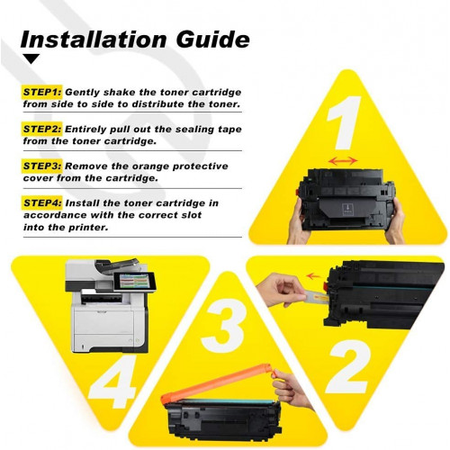 v4ink HP 55A CE255A Compatible Toner Cartridge