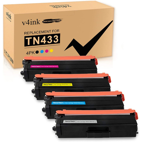 Brother TN433 TN431 Compatible KCMY Toner Cartridge