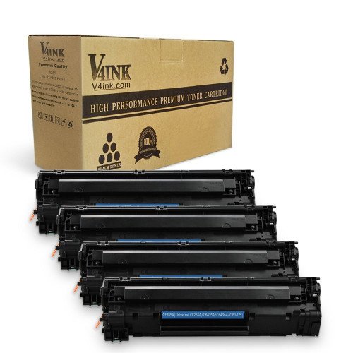 4 Pack HP 85A CE285A High Yield Compatible Toner Cartridge