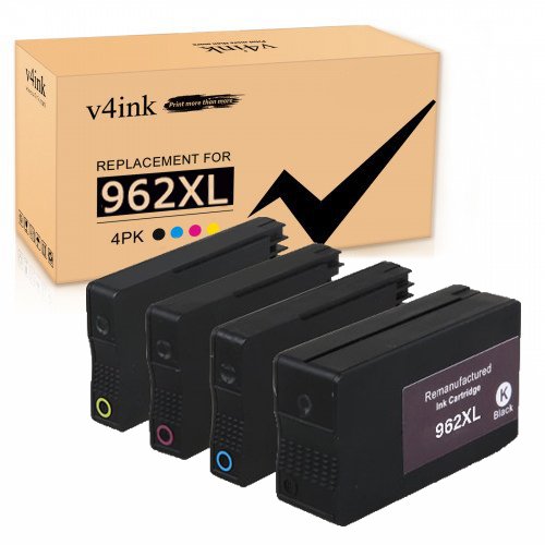 v4ink 962XL | Remanufactured HP 962XL Ink Cartridges 4 Pack
