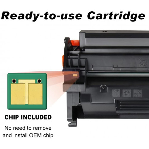 v4ink New Compatible HP 58A CF258A Black Toner Cartridge - 1 Pack (With ...
