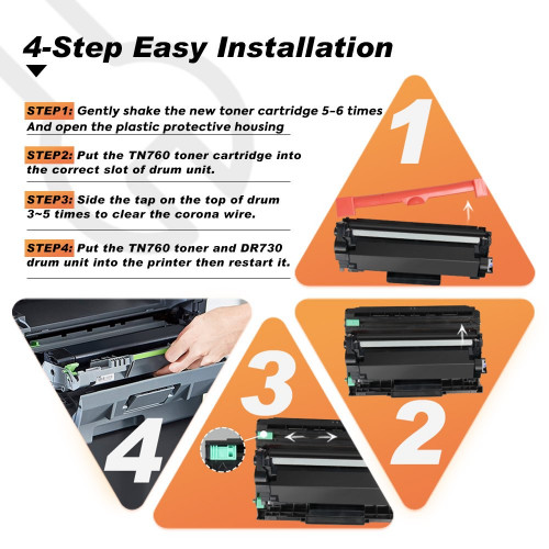 v4ink Brother DR730 Compatible Black Drum Unit