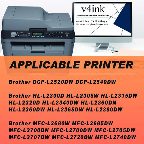 Brother TN660 & DR630 Compatible High Yield 4-Piece Combo Pack