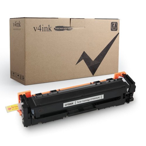 v4ink HP 202X CF500X Compatible Black Toner Cartridge | High Yield | 1 Pack