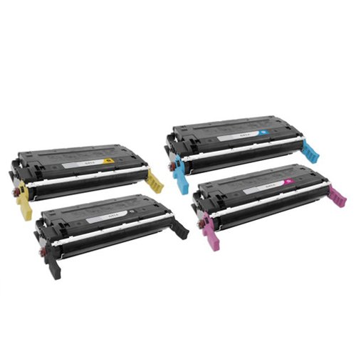 HP 641A (C9720A C9721A C9722A C9723A) Remanufactured Toner Set, 4 Packs