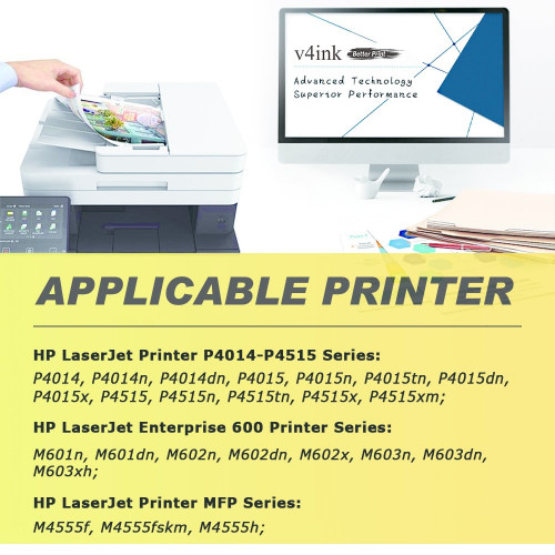 v4ink Hp 64A CC364A Compatible Black Toner Cartridge 1 pack