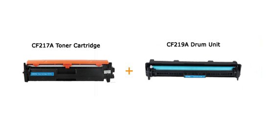 v4ink HP 17A CF217A Compatible Toner Cartridge with Chip - 1 Pc